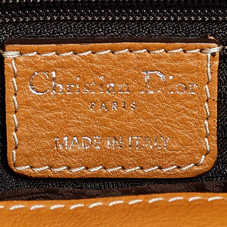 Dior Tan Leather Satchel at 1stDibs
