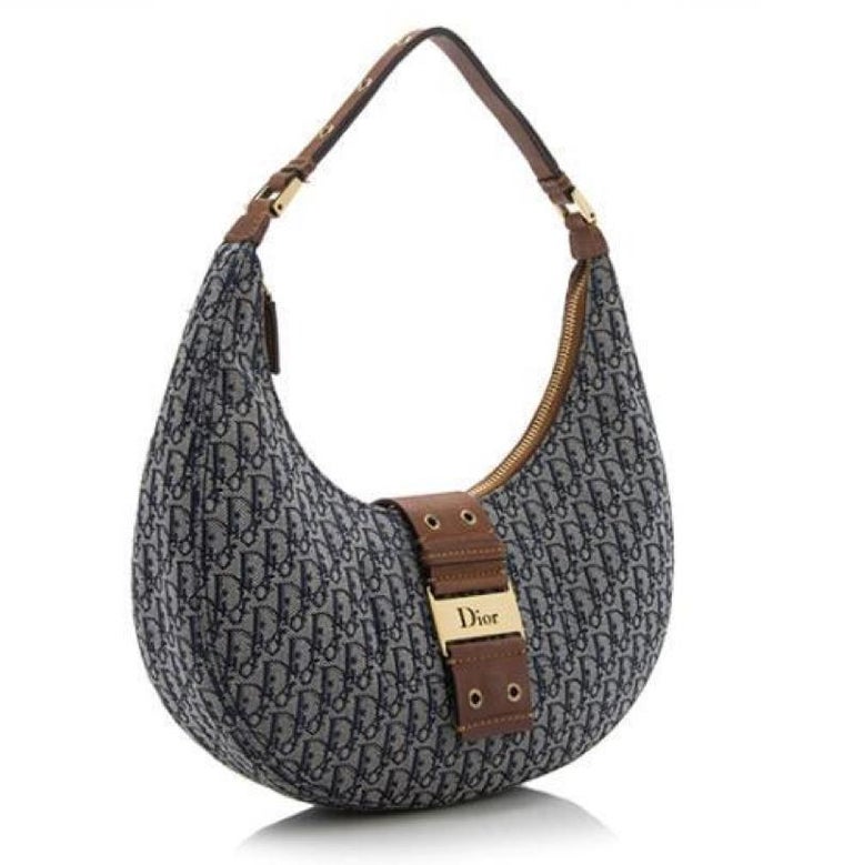 Dior Vintage Denim Diorissimo Street Chic Hobo Bag 2003 at 1stDibs ...