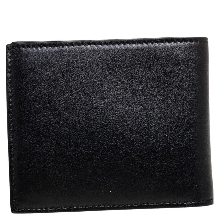 Dior x Kaws Black Leather Bee Bifold Wallet at 1stDibs | dior x kaws ...