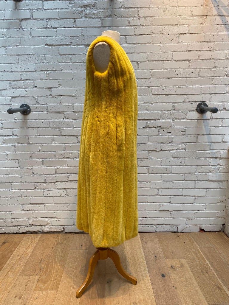 Dior Yellow Mink Fur vest at 1stDibs | yellow fur vest