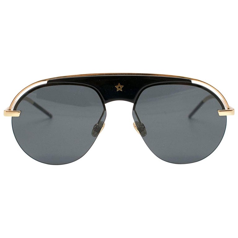Dio(r)evolution pilot-frame sunglasses at 1stDibs