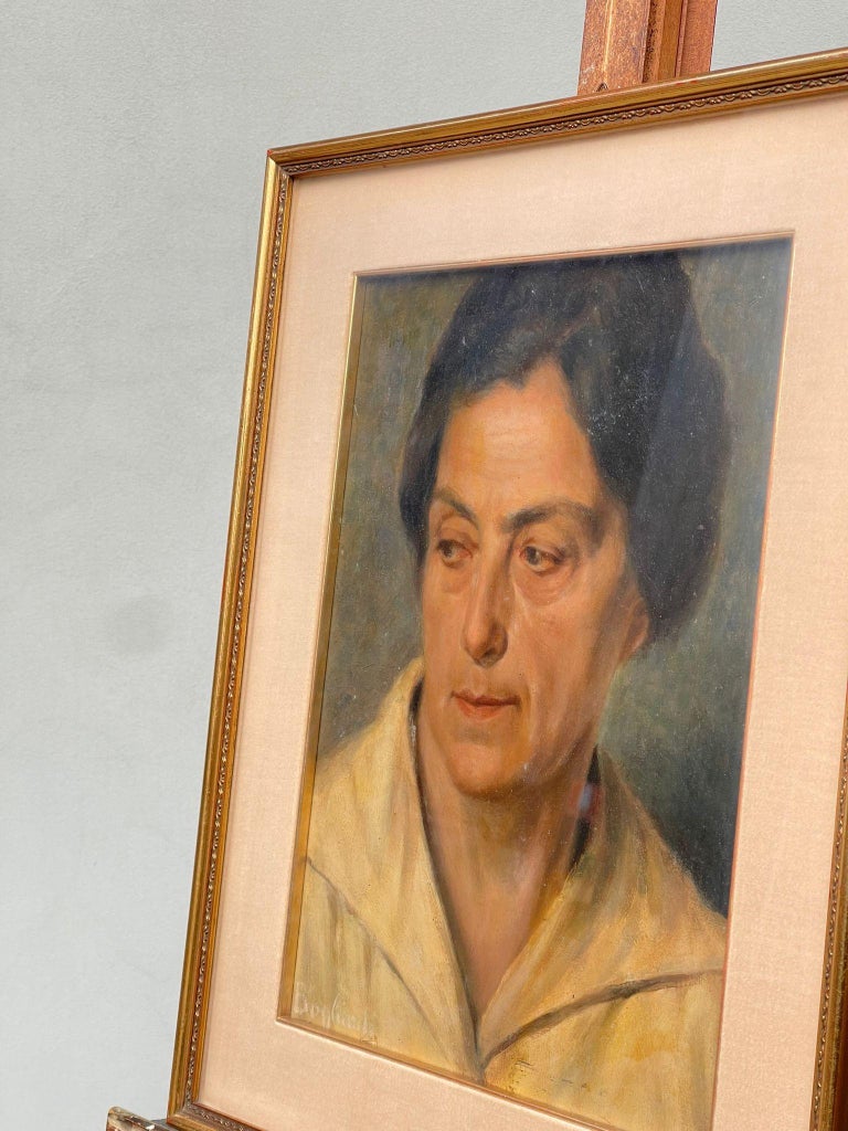 Dipinto Oreste Bogliardi Raffigurazione Femminile For Sale at 1stDibs