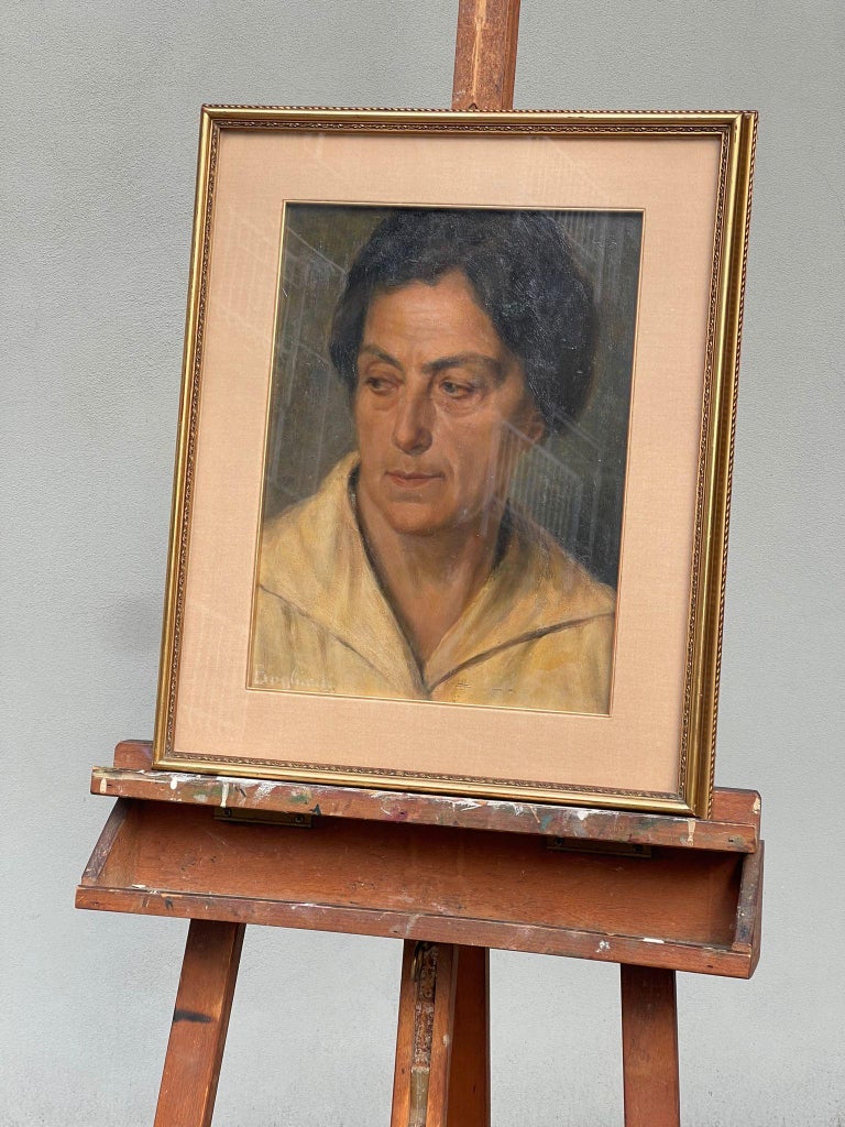 Dipinto Oreste Bogliardi Raffigurazione Femminile For Sale at 1stDibs