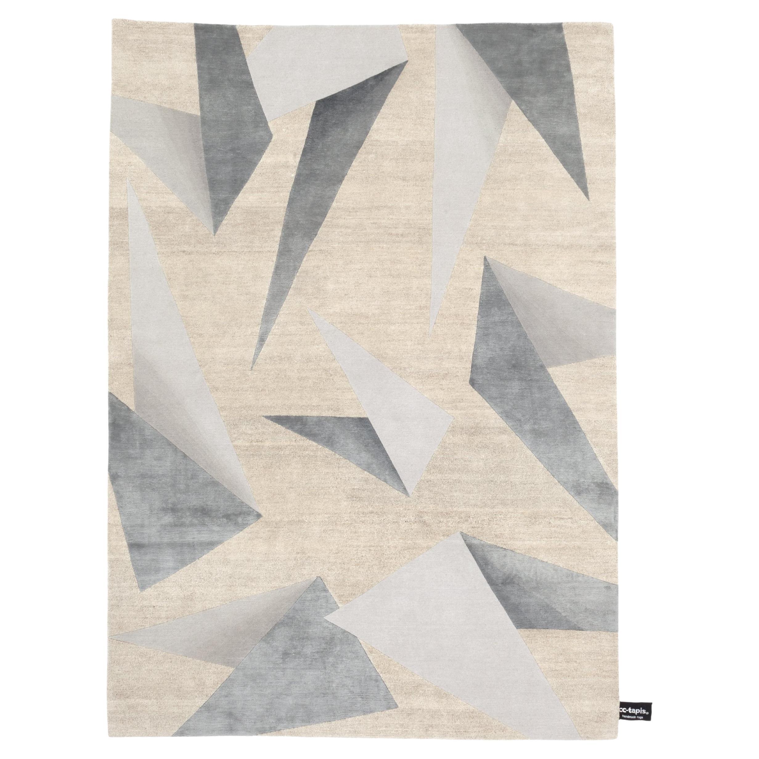 Dipped Origami Rug by cc-tapis in Standard For Sale at 1stDibs