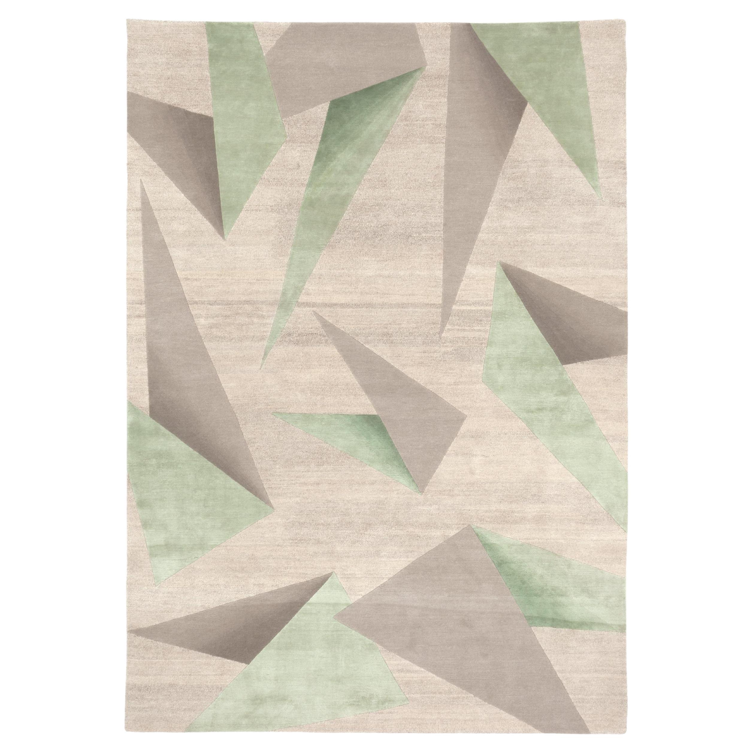 Dipped Origami Rug by cc-tapis in Standard For Sale at 1stDibs