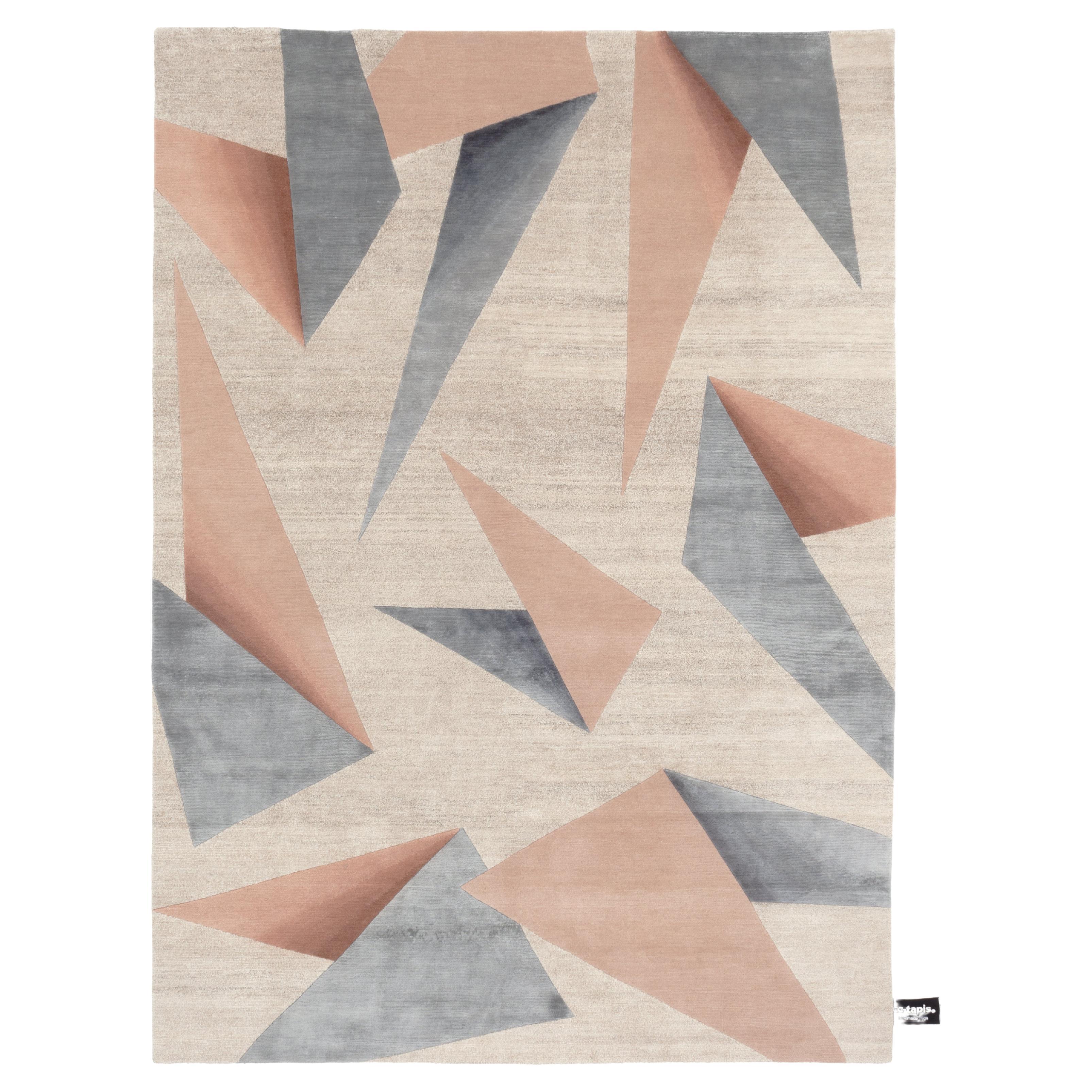 Dipped Origami Rug by cc-tapis in Standard For Sale at 1stDibs