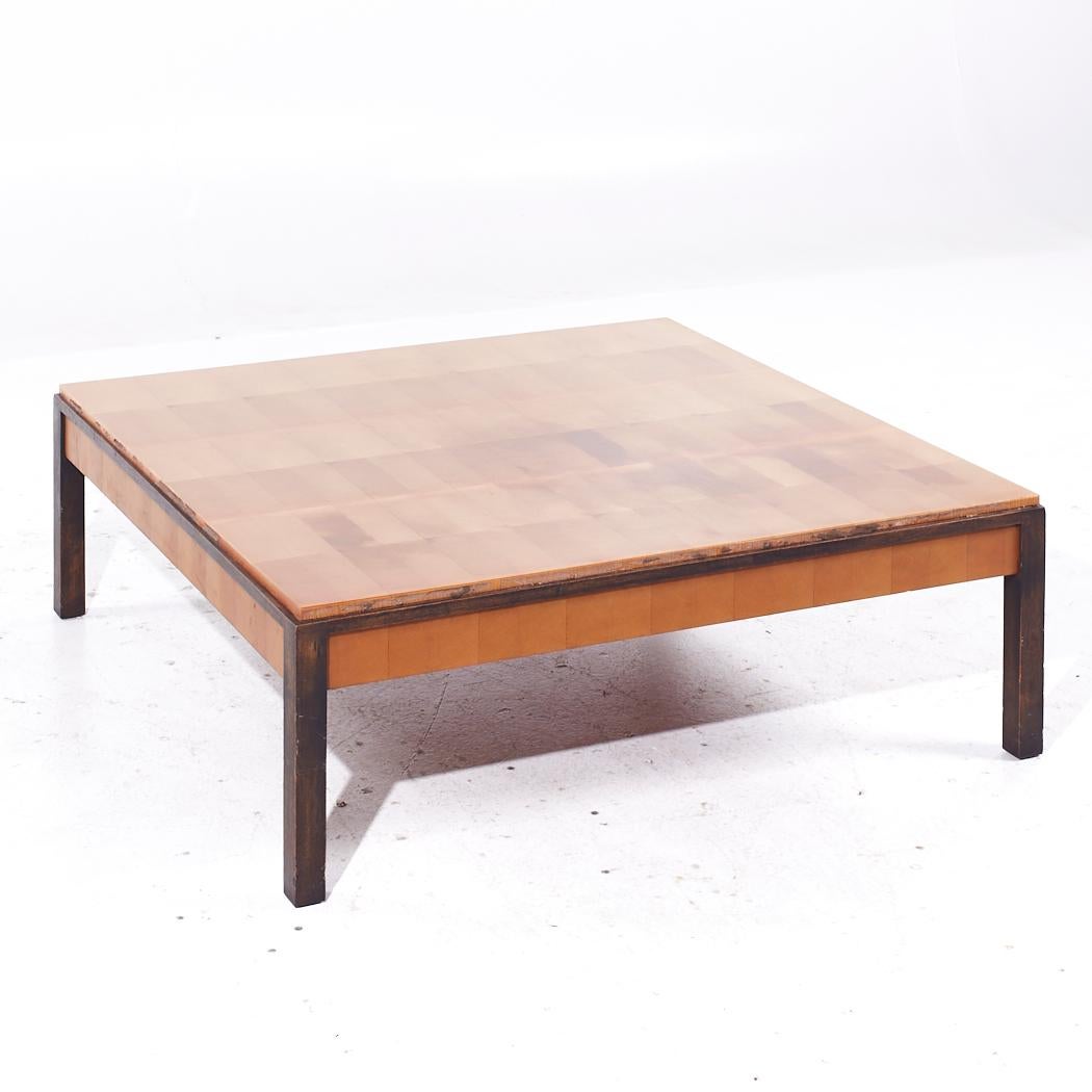 Directional Style Mid Century Maple Coffee Table For Sale at 1stDibs