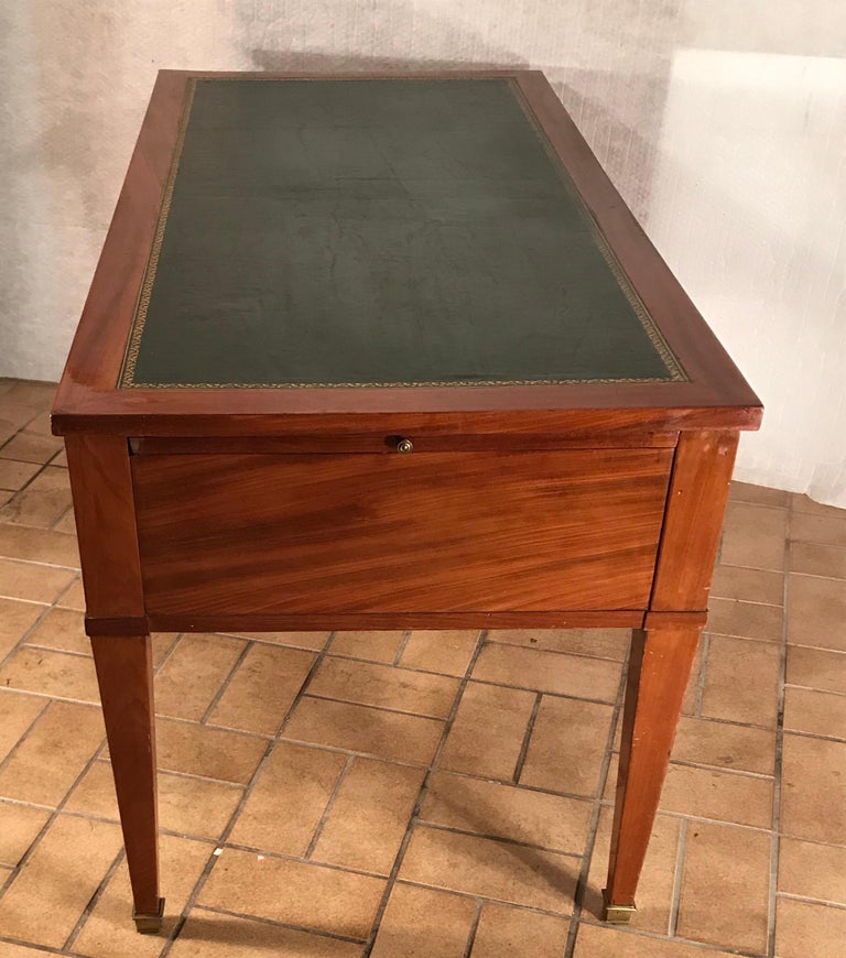 Directoire Bureau Plat, France circa 1800, Mahogany at 1stDibs