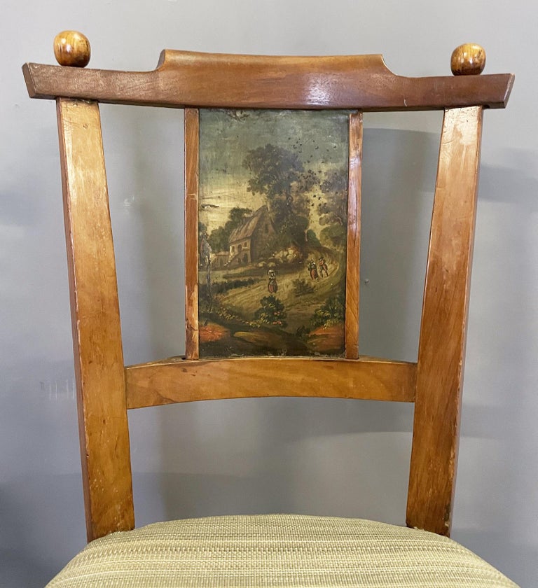 Directoire Living Room in Cherry Wood For Sale at 1stDibs