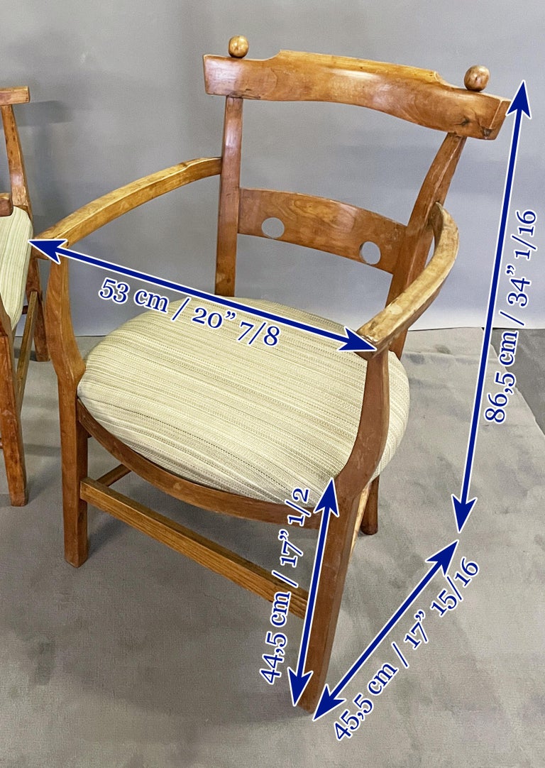 Directoire Living Room in Cherry Wood For Sale at 1stDibs