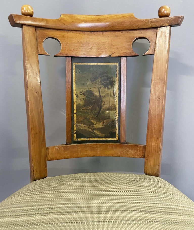 Directoire Living Room in Cherry Wood For Sale at 1stDibs