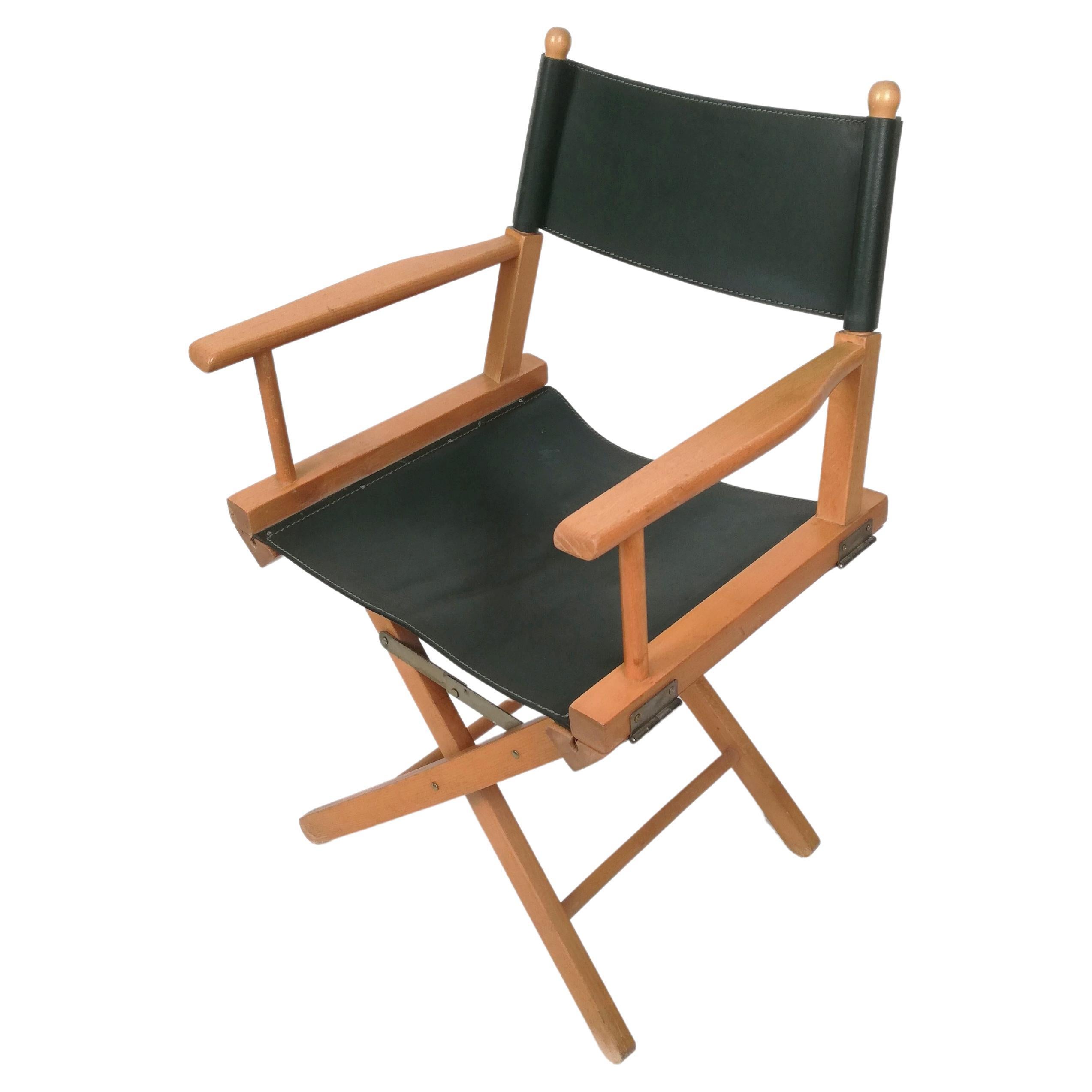 Pair of French Rosewood and Leather Director Chairs at 1stDibs ...