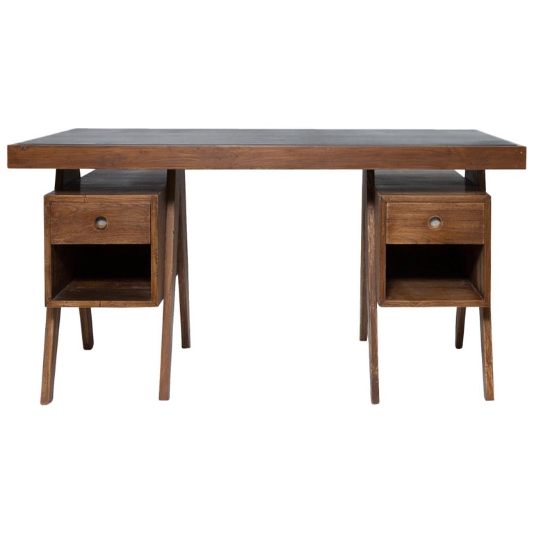 Director's Desk by Pierre Jeanneret For Sale at 1stDibs