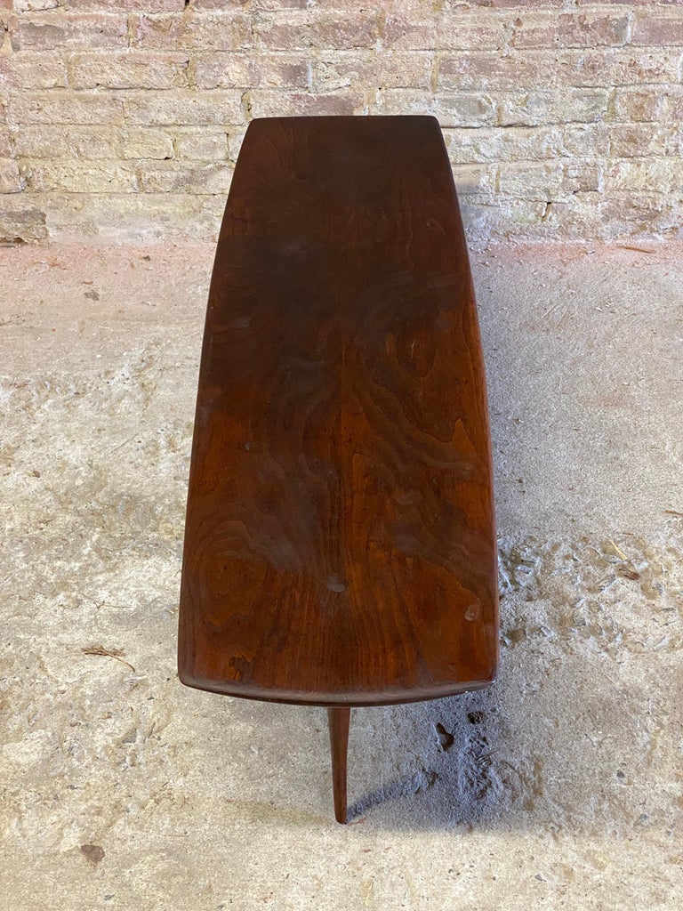 Dirk Rosse American Studio Crafts Movement Walnut Coffee Table For Sale ...