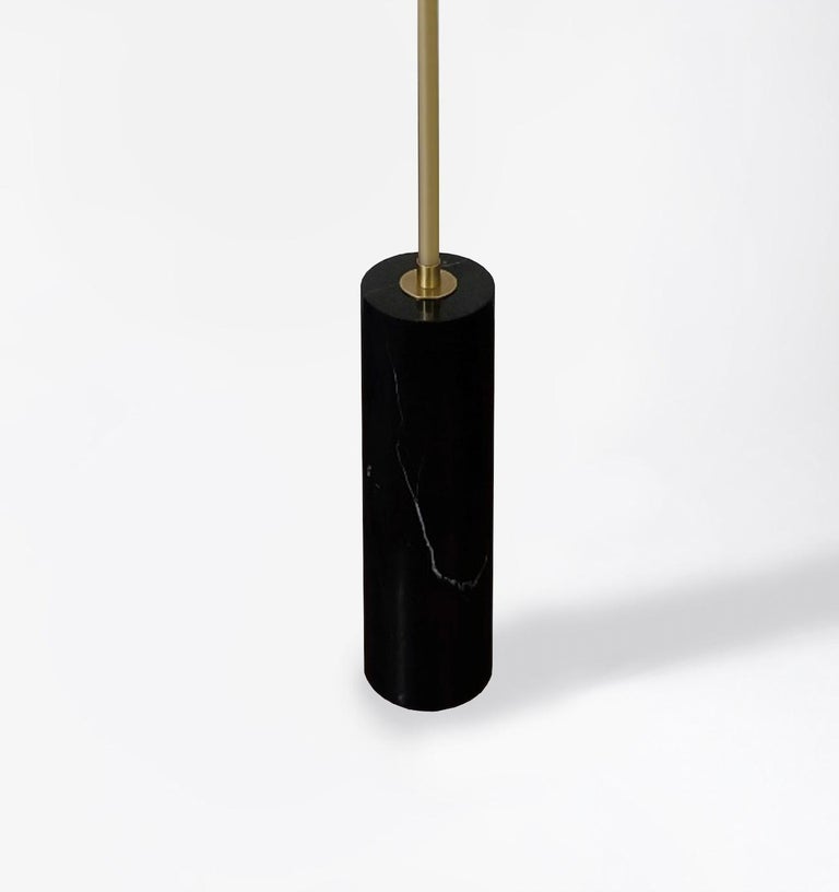 Disc and Ball Floor Lamp by Square in Circle For Sale at 1stDibs