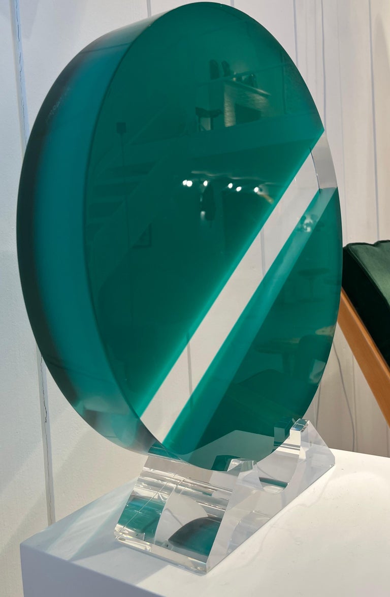 Disc Sculpture by Jean Claude Farhi For Sale at 1stDibs