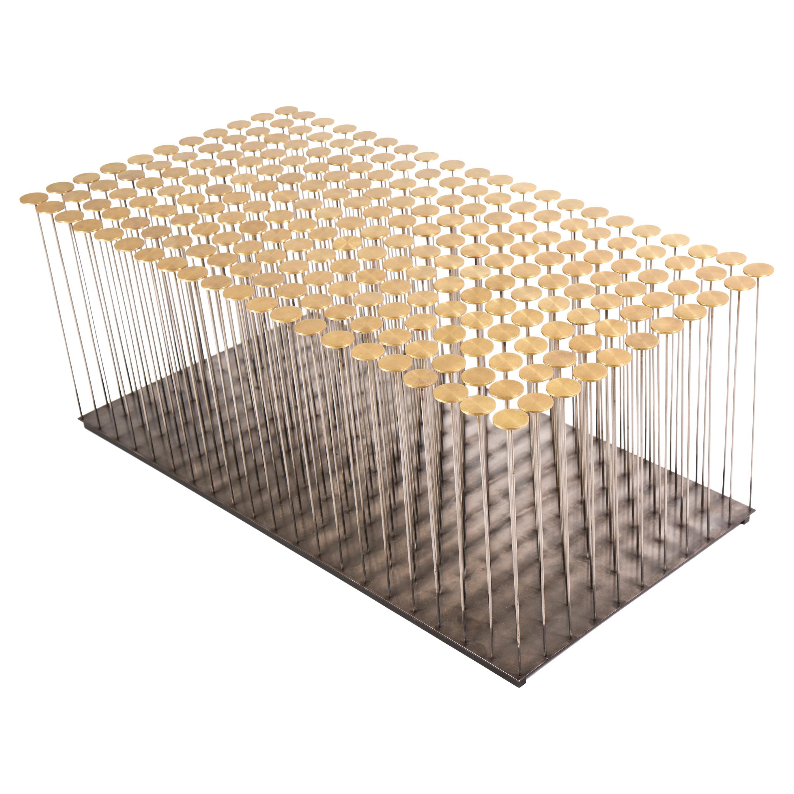 Buckle Table Designed by Laurie Beckerman For Sale at 1stDibs