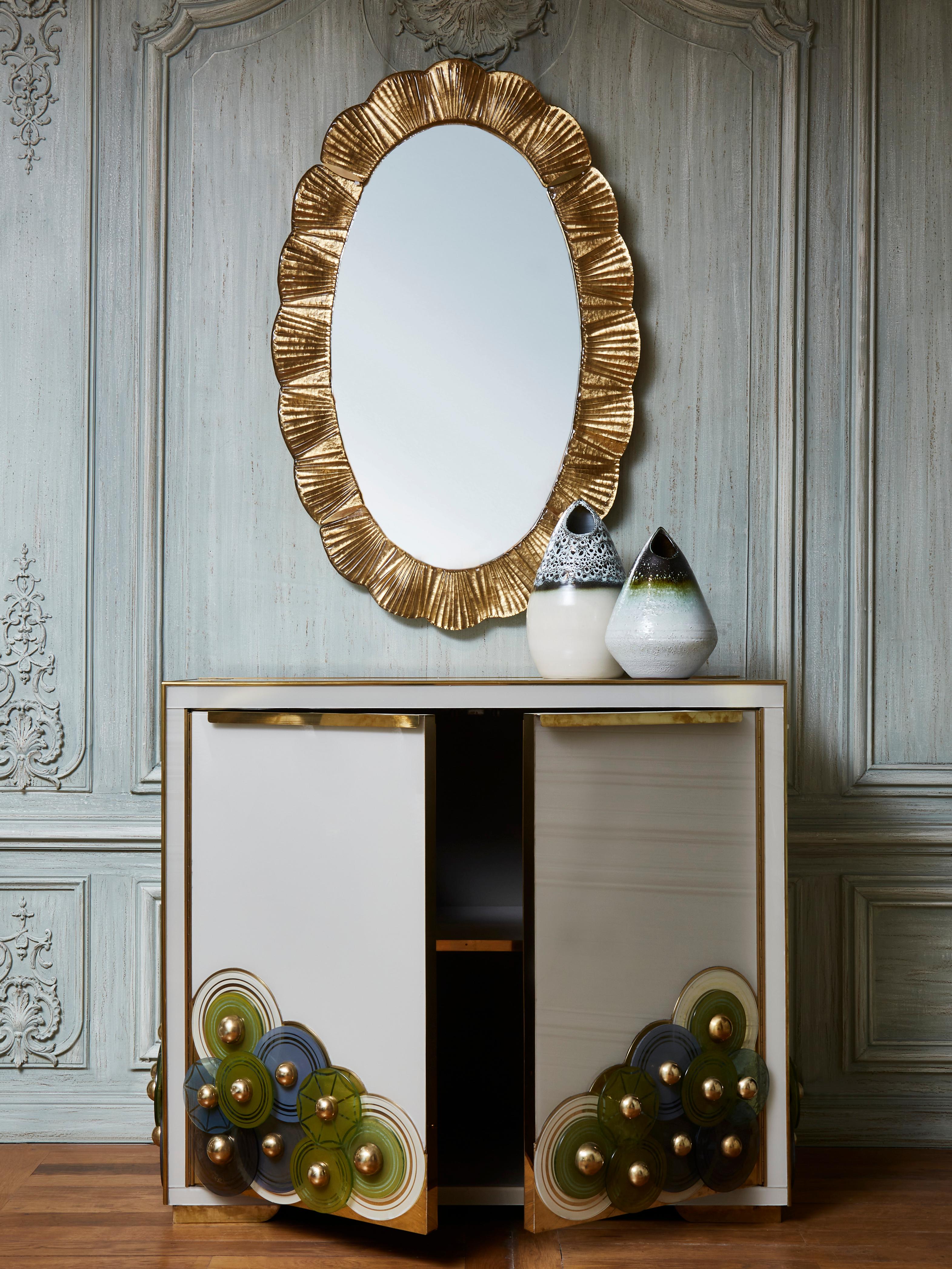 "Discs" cabinet by Studio Glustin At Cost Price For Sale at 1stDibs