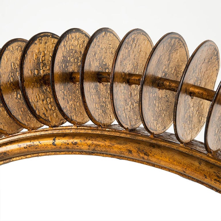 Discs Mirror in Vintage Bronze Finish at 1stDibs
