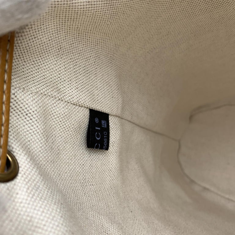 Disney x Gucci Mini GG Supreme Canvas Drawstring Bucket Bag For Sale at ...
