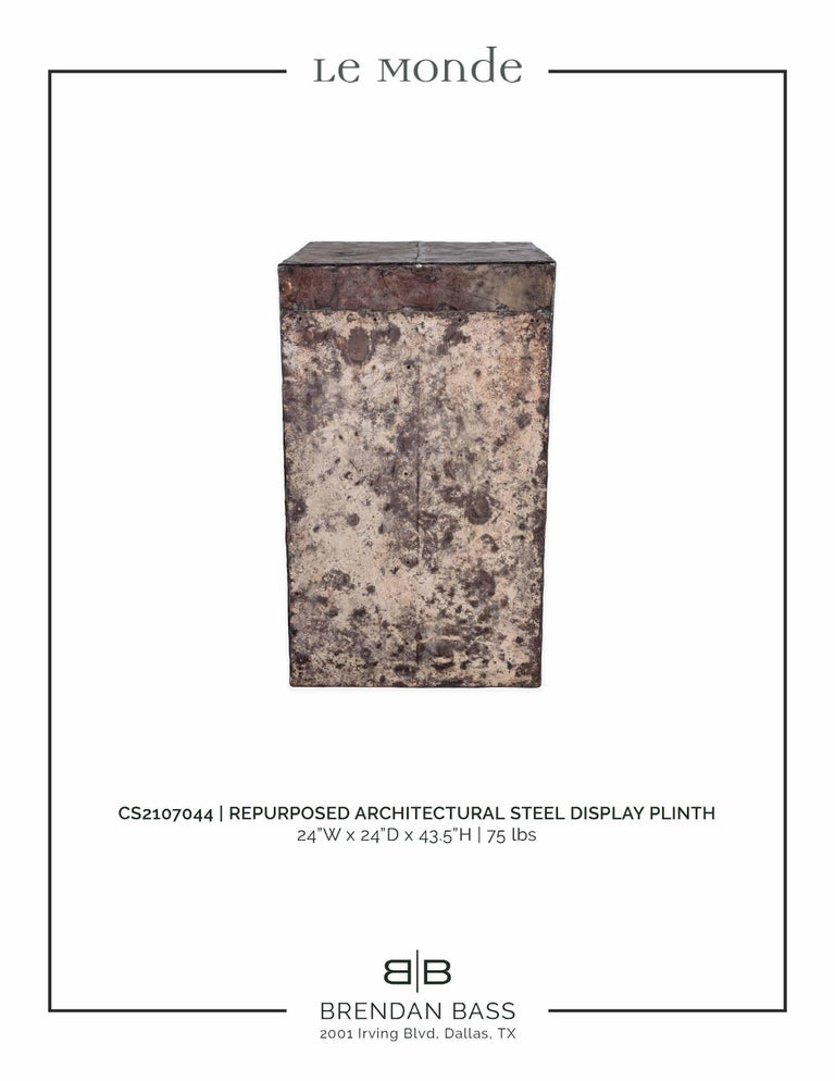 Display Plinth Fashioned from Repurposed Architectural Steel For Sale ...