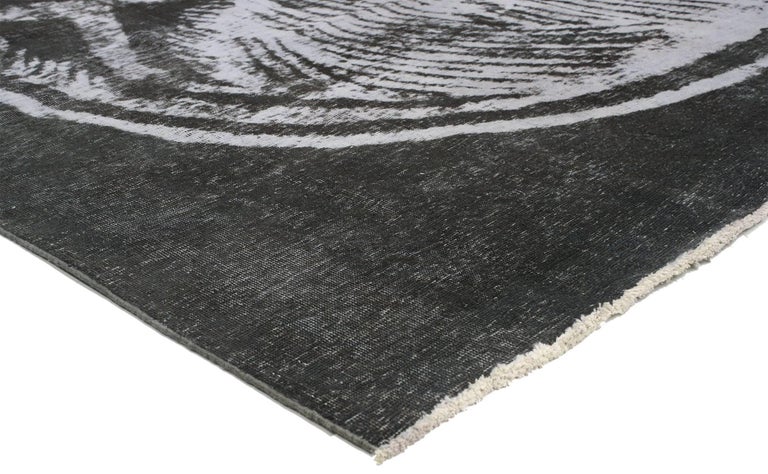 Distressed Vintage Skull Steampunk Style Area Rug Inspired by Alexander ...