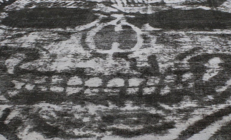 Distressed Vintage Skull Steampunk Style Area Rug Inspired by Alexander ...