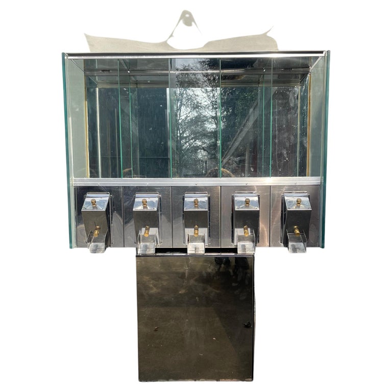 Distributore di caffè anni 60, alluminio e vetro, 1960, Vintage, Design ...