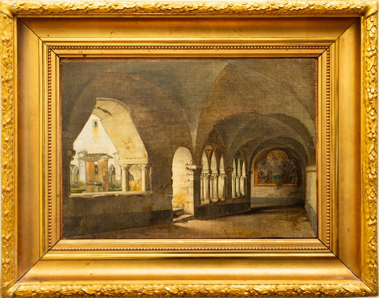 The Cloister of Santa Maria del Paradiso, Viterbo. Attributed to Ditlev ...