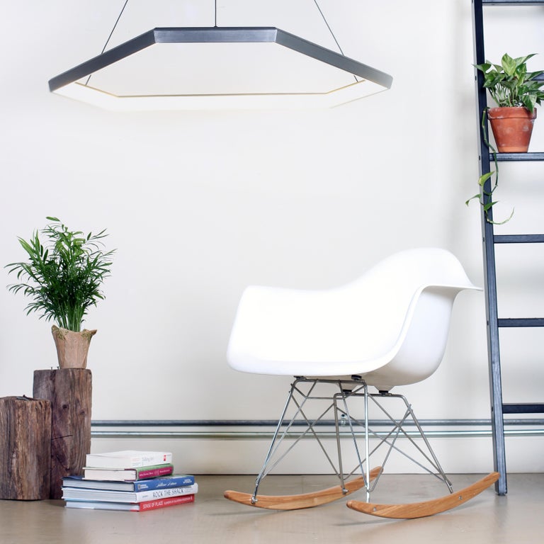 DITRI DX34 Hexagon Geometric Modern LED Chandelier Light Fixture For ...