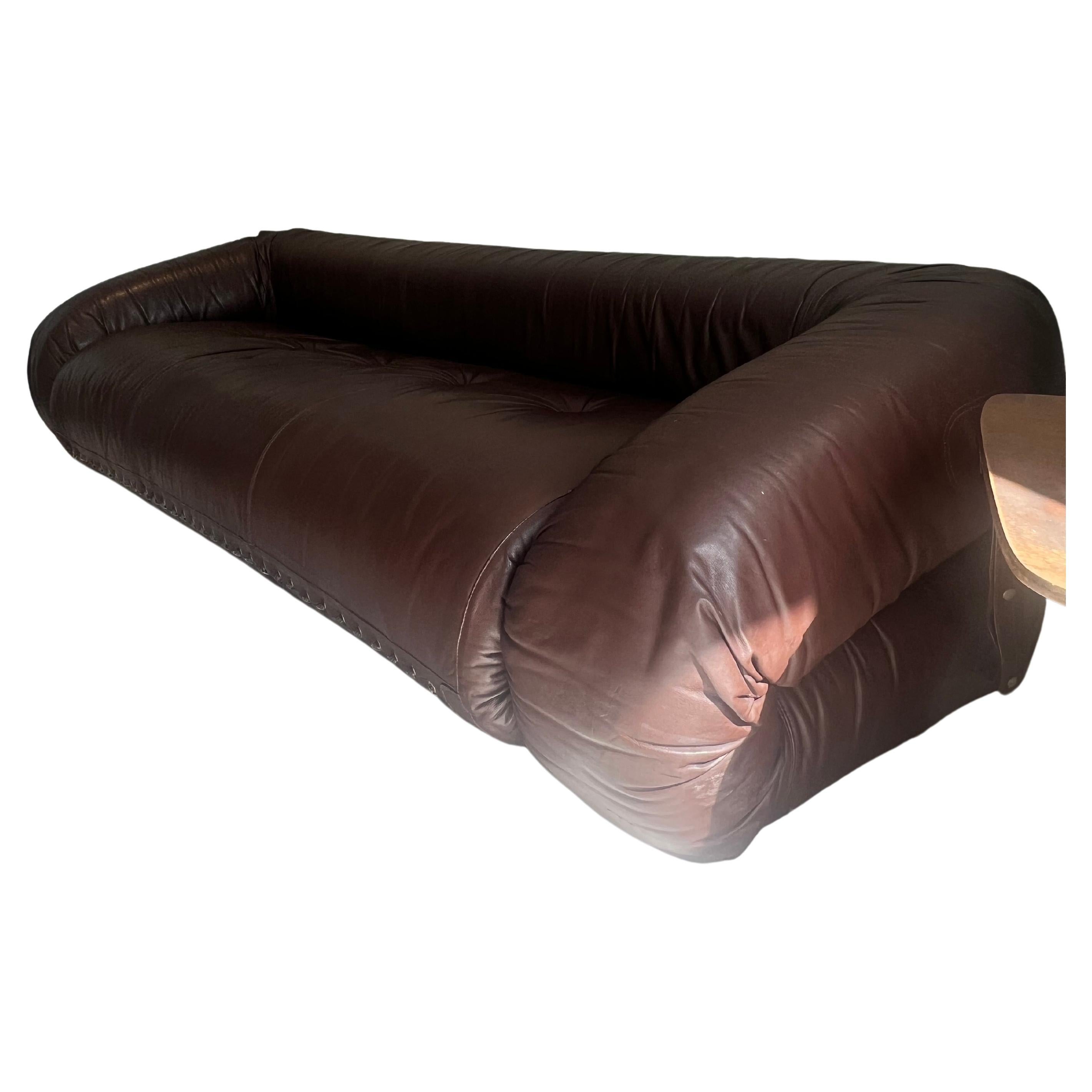 Divano Anfibio Giovannetti 1970 in pelle at 1stDibs