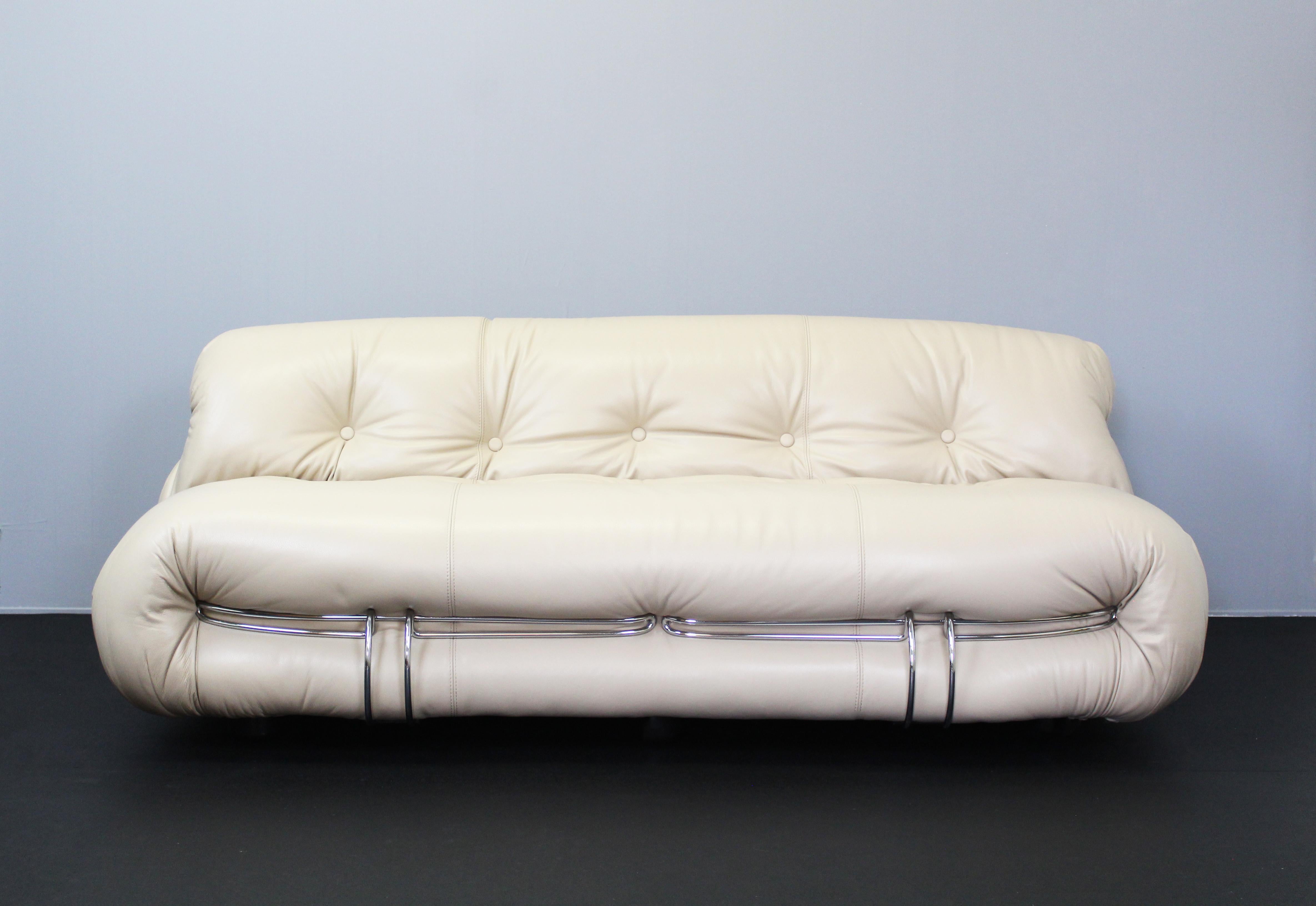 Soriana Sofa, Cassina, Afra and Tobia Scarpa For Sale at 1stDibs