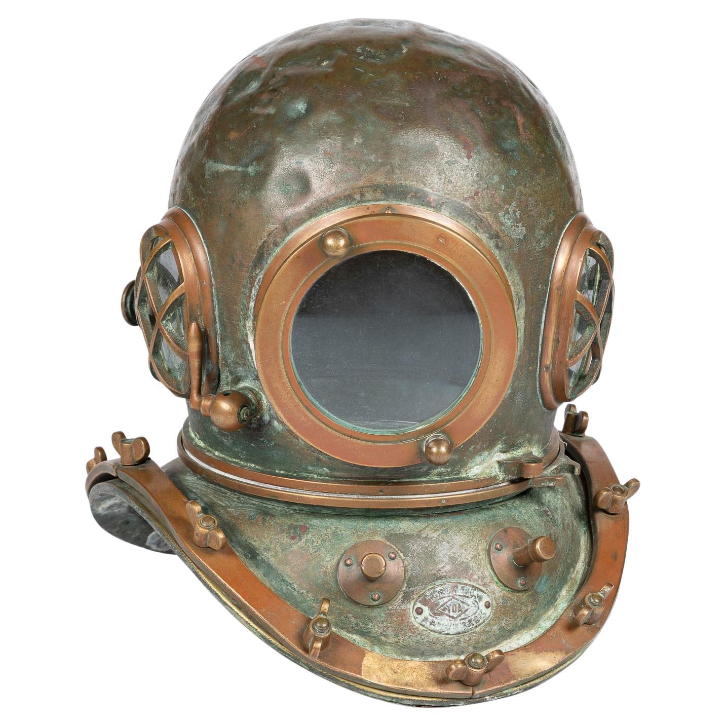 Japanese Pearl Diver's Deep Sea Diving Helmet, circa 1930 For Sale at ...