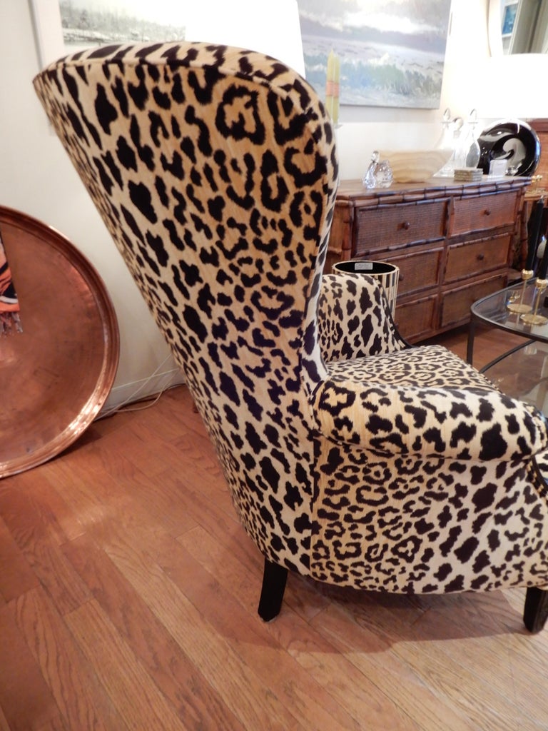 Divine Luxury in this English 1880s Antique Wing Chair For Sale at 1stDibs