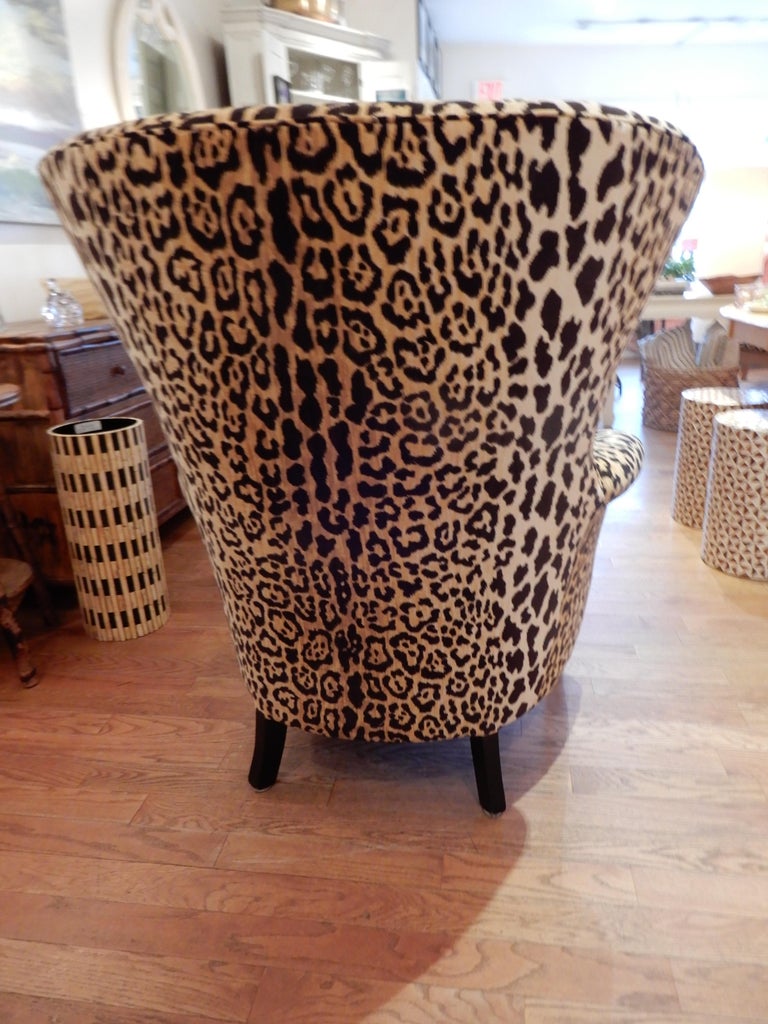Divine Luxury in this English 1880s Antique Wing Chair For Sale at 1stDibs