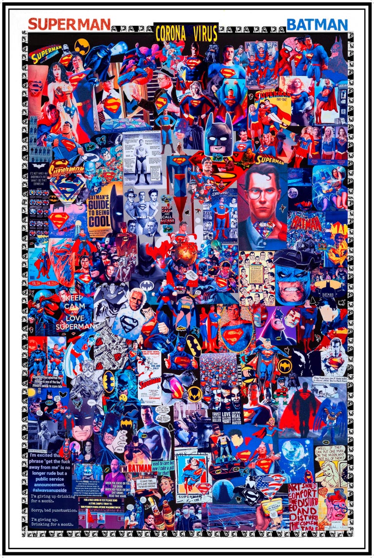 DJ Leon - Superman, Batman, Coronavirus by DJ Leon, Dye Sublimation ...