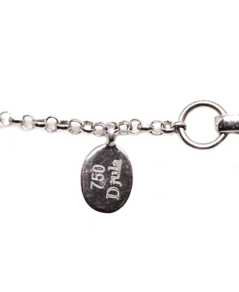 Djula Grand Cercle 18 Karat White Gold and Diamonds Bracelet For Sale ...