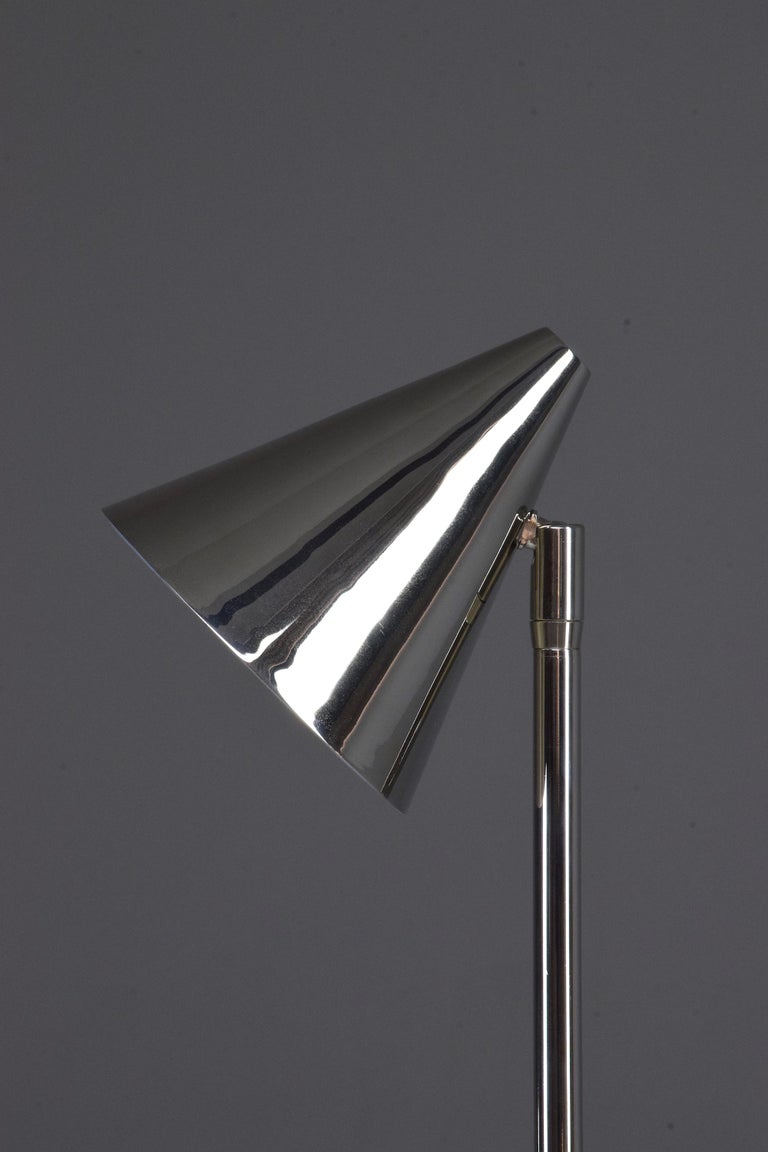 D.Light T2 Nickeled Brass Desk Lamp, Flow 2 Collection For Sale at ...