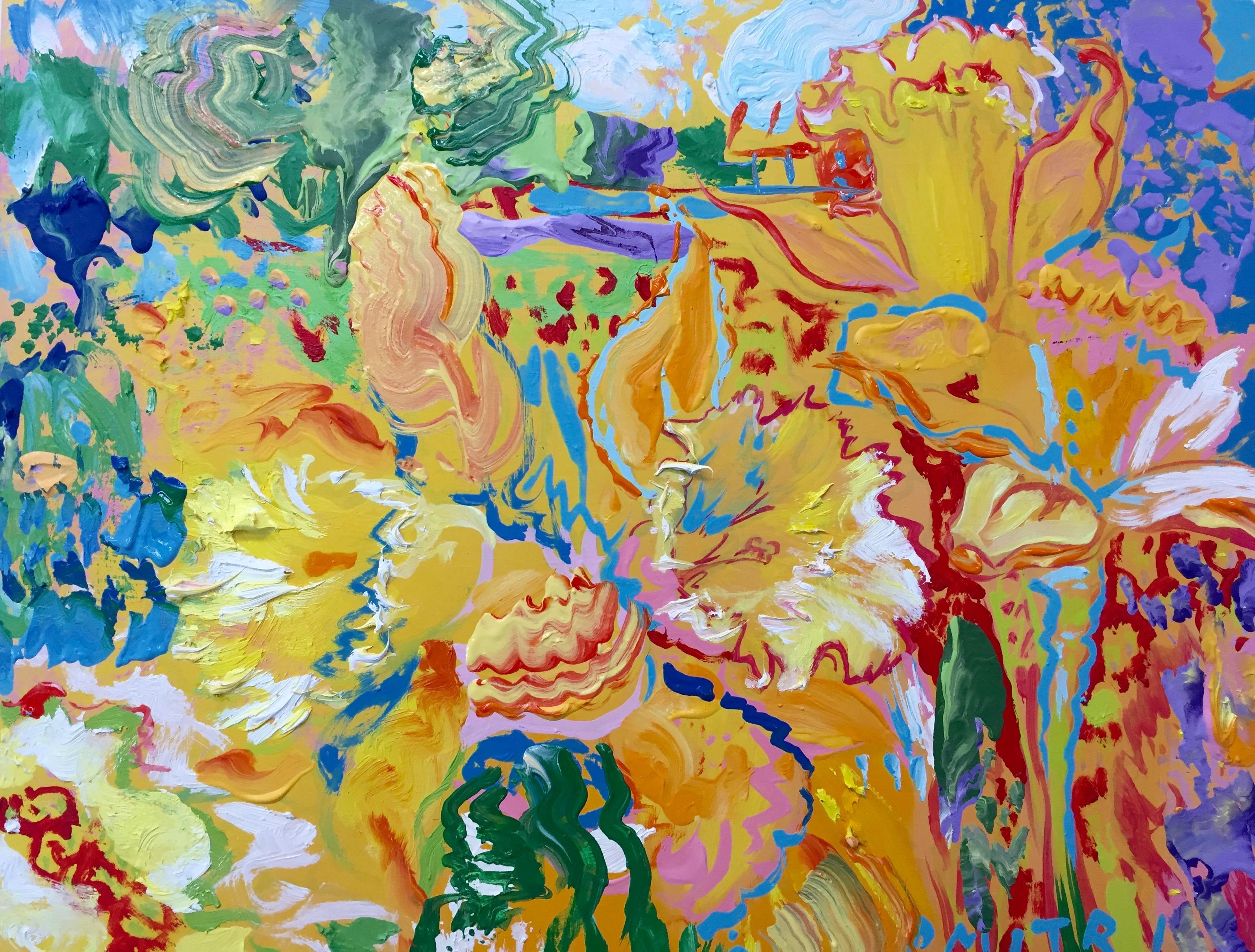 Dmitri Wright - Visione Mistica, original 36x48 contemporary landscape ...