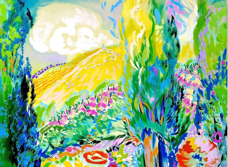 Dmitri Wright - Laudato, Praise, original 30x40 abstract expressionist ...