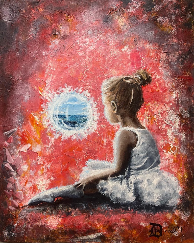 Dmitriy Krestniy - "Waiting for Birth" Oil Painting 20" x 16" inch by ...