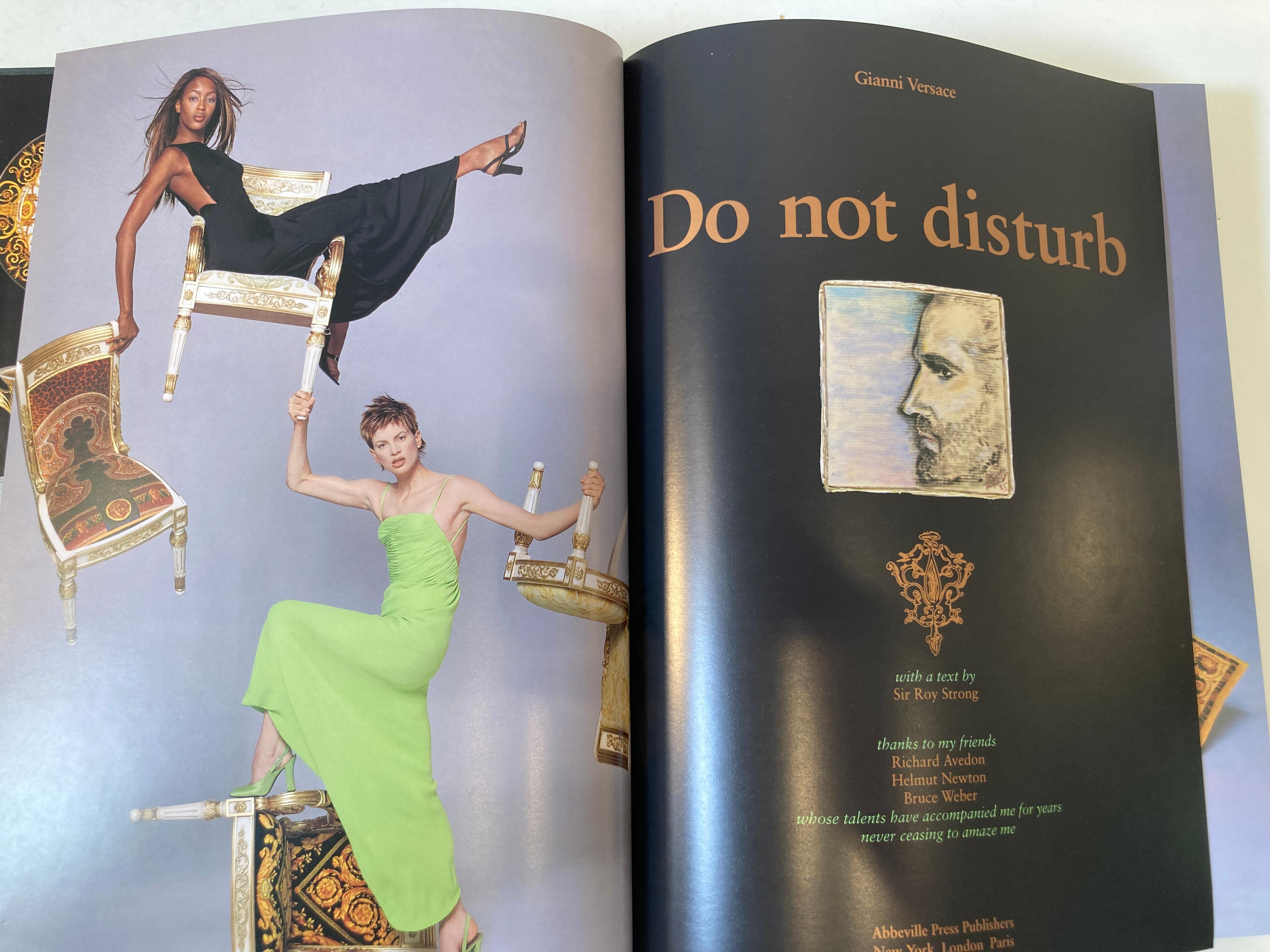 Do Not Disturb Gianni VERSACE, Hardcover Coffee Table Book at 1stDibs ...