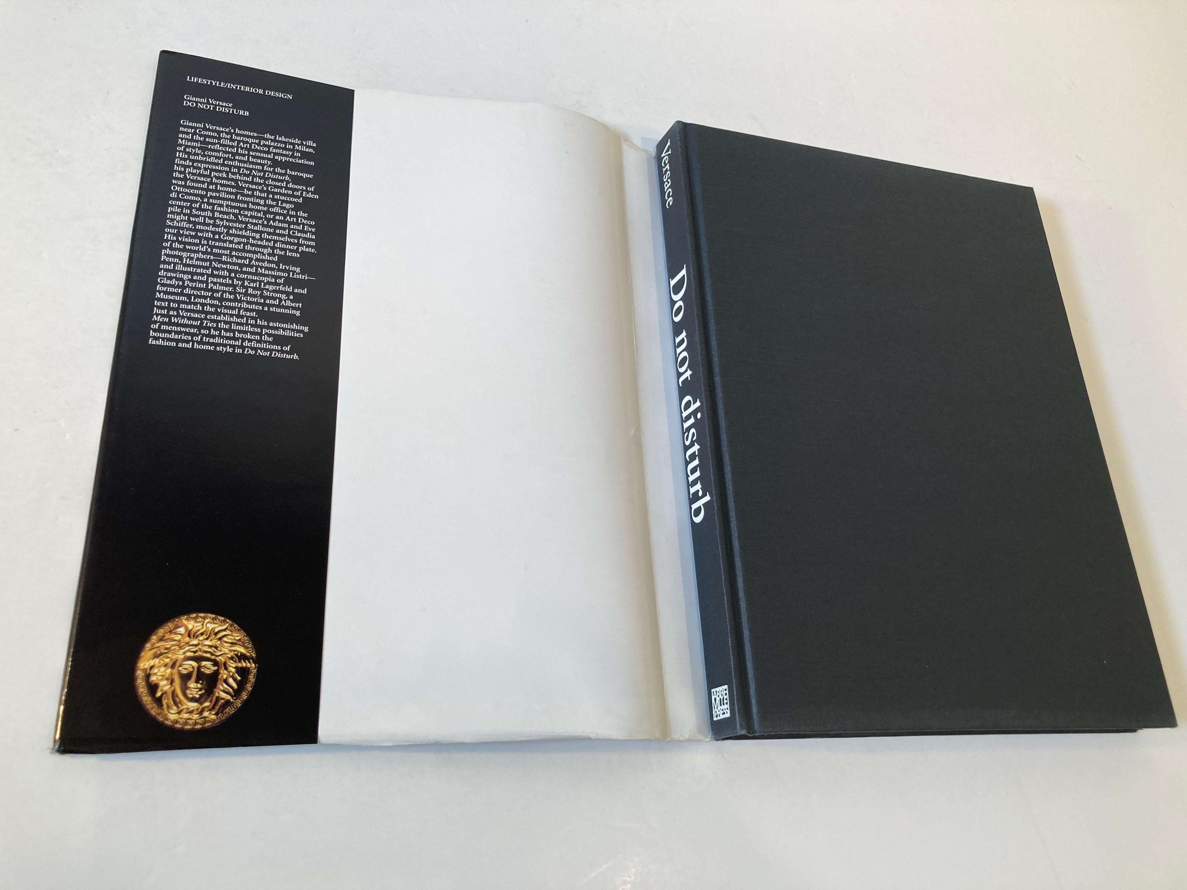 Do Not Disturb Gianni VERSACE, Hardcover Coffee Table Book at 1stDibs ...