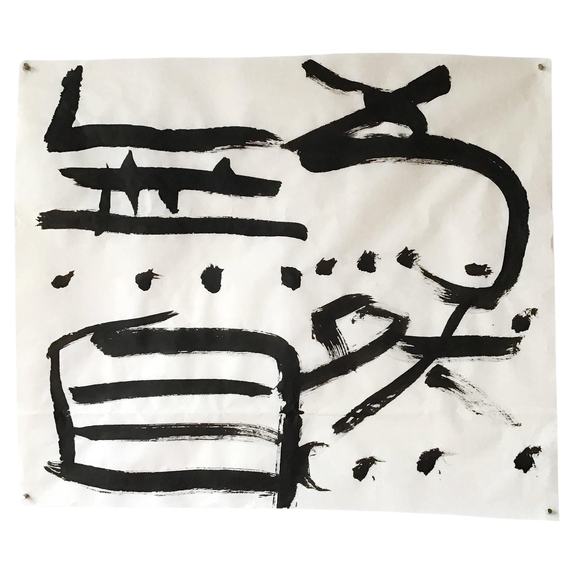 'DO NOTHING AND LET IT BE' - Contemporary Japanese Calligraphy by Dai ...