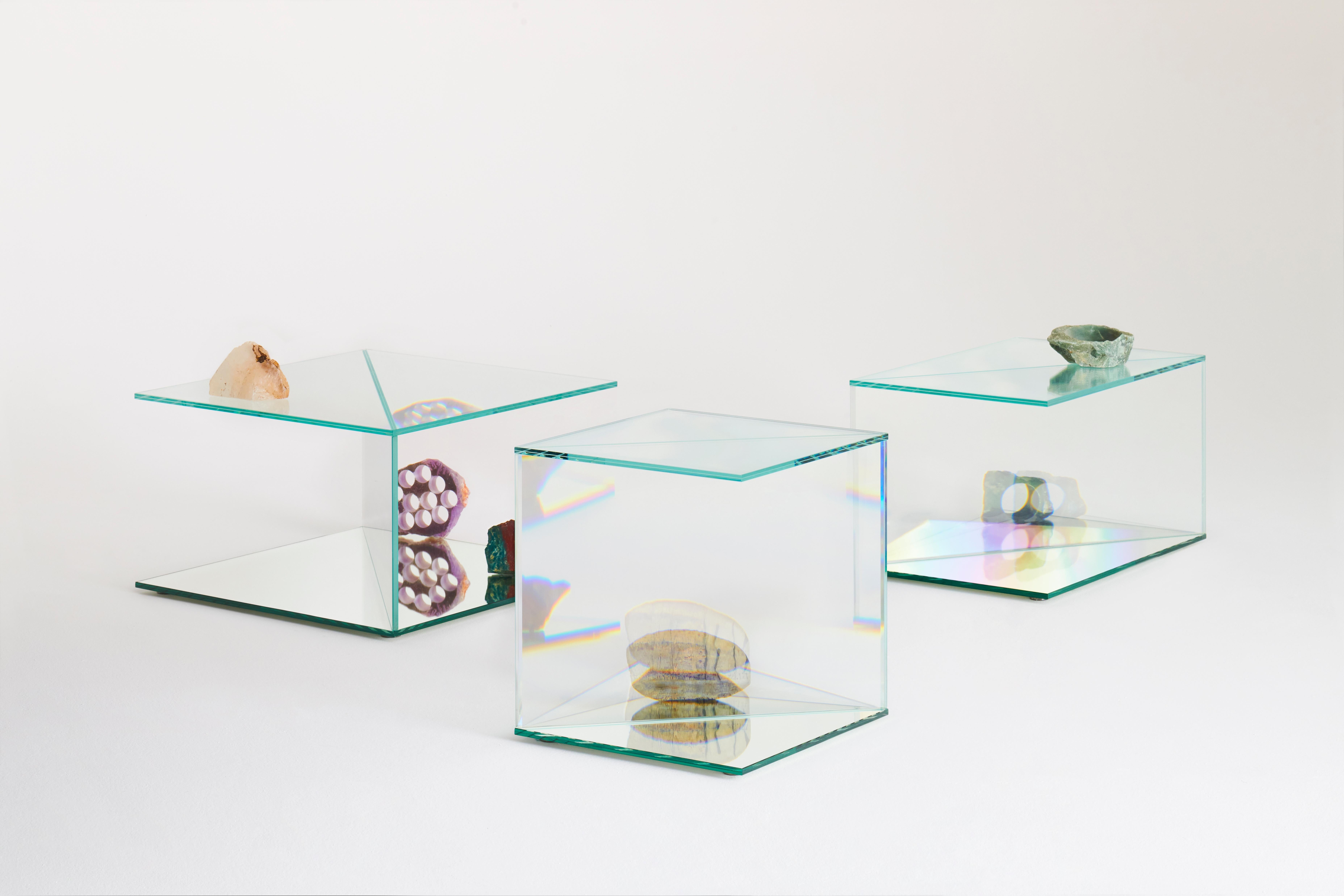DOBLE Iridescent Low Tables by Patricia Urquiola for Glas Italia For ...