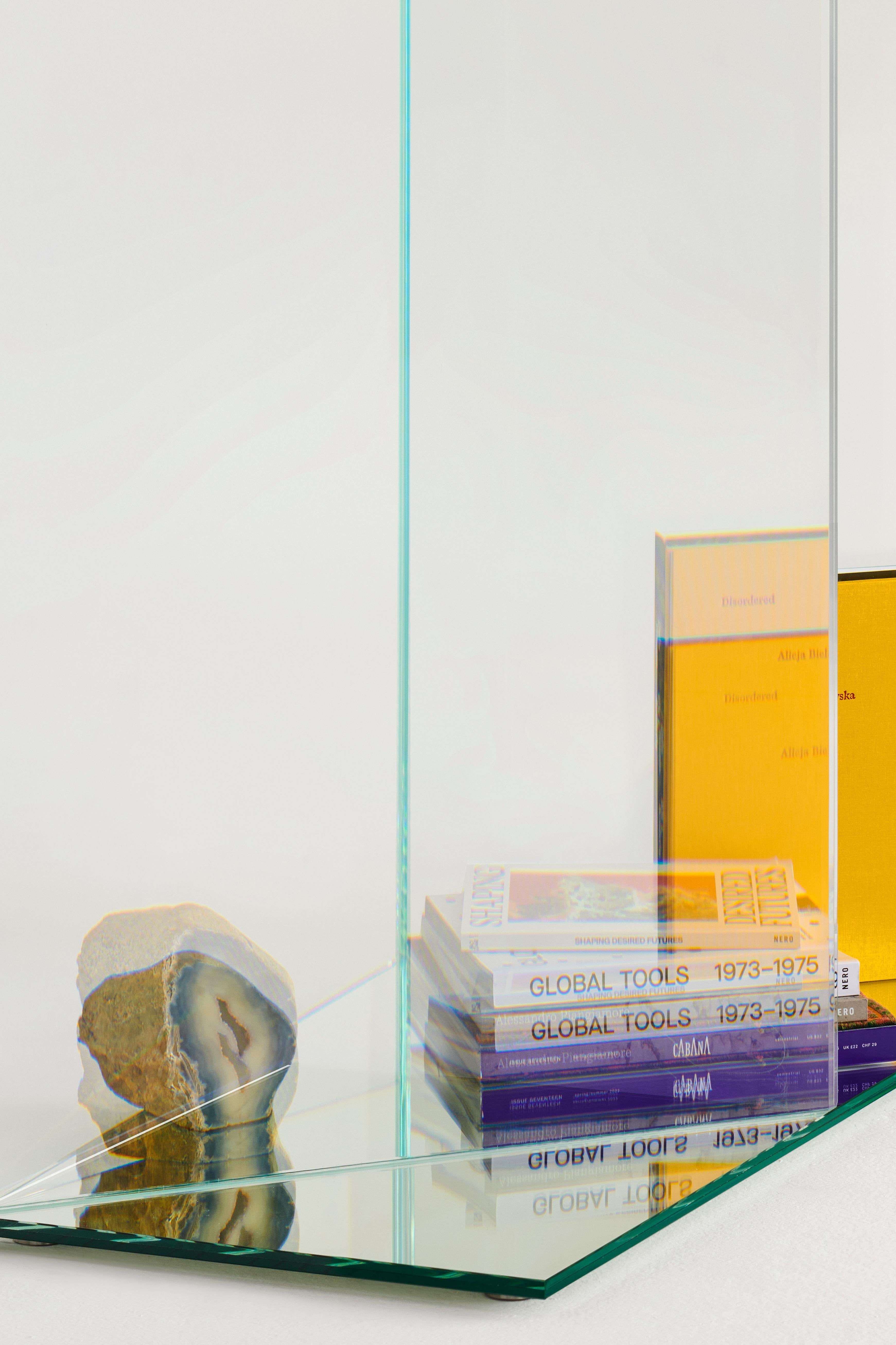 Doble Low Tables with Distorting Film by Patricia Urquiola for Glas ...