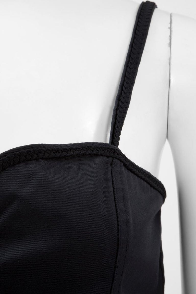 Documented Yves Saint Laurent Corset Top, Spring-Summer 1977 at 1stDibs