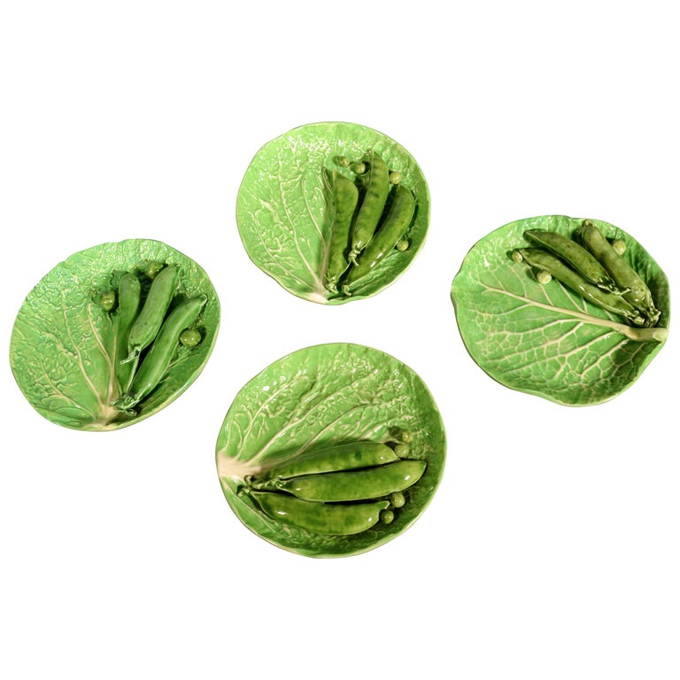 Dodie Thayer Lettuce Ware Peapod Dishes, Set of Four, 1970-1980s at 1stDibs