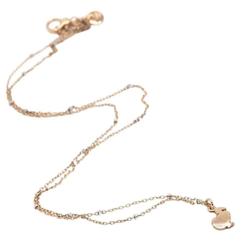 DODO Animal Necklace in Rose Gold For Sale at 1stDibs