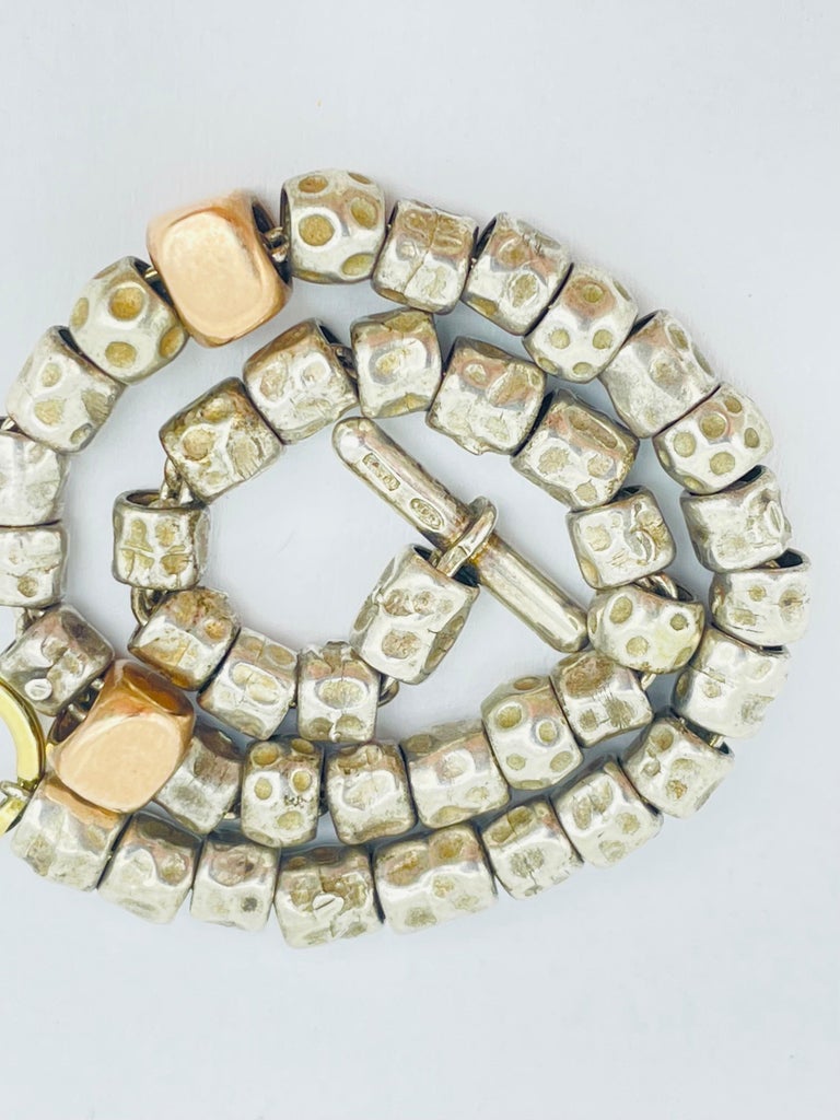 Dodo by Pomellato Granelli Bracelet in 925 Silver For Sale at 1stDibs
